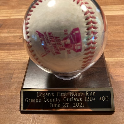 Baseball Home Run Trophy Ball Holder Protective Display Case-free ...