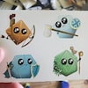 Cute Dice Sticker Packs Cute Dnd Gift Kawaii Gift for Dm Dungeons ...