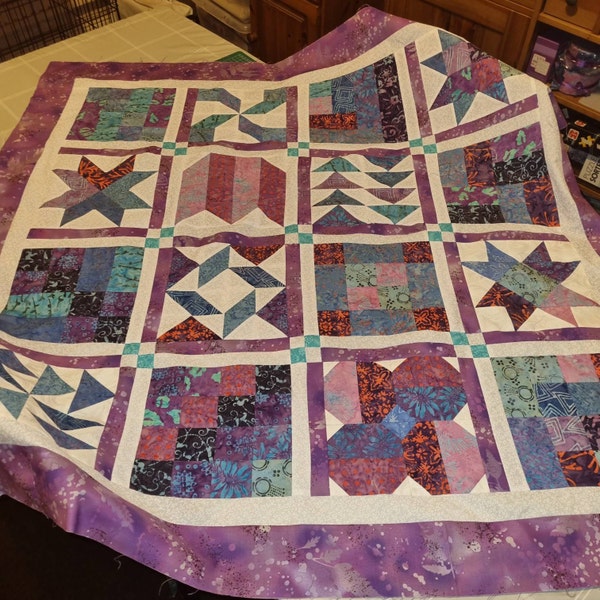 Jelly Roll Sampler Quilt Pattern QLD239 (PDF) - Etsy