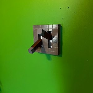Minecraft-inspired Double Lever Light Switch Plate - Etsy