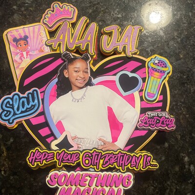 That Girl Lay Lay Cake Topper - Etsy