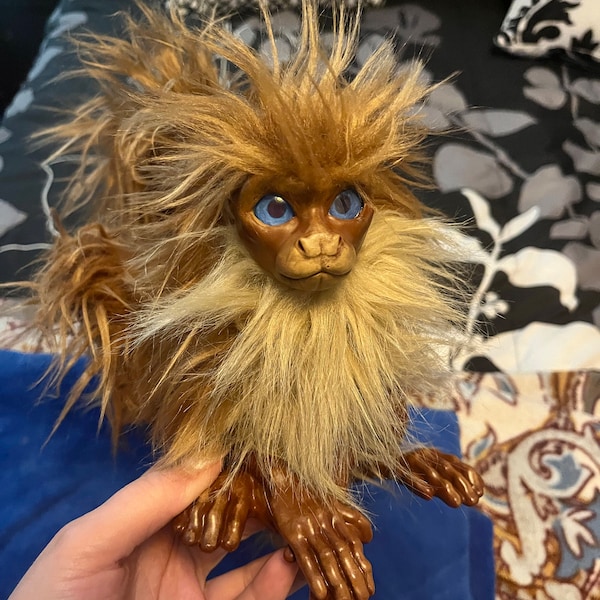 LARGE AVIAN: Raven/crow Woodbaby,handmade Shoulder-sitting Puppet ...