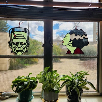 Frankenstein Suncatcher / Wall Decor / Window Decor / Bride's Sidekick ...