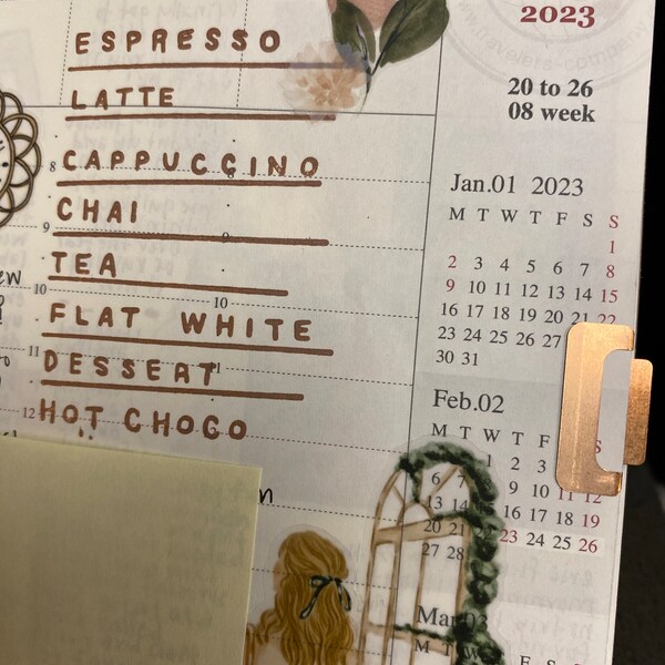 Cafe Latte Note Card // Blank Die-cut Coffee Latte Shaped Card // Cafe ...