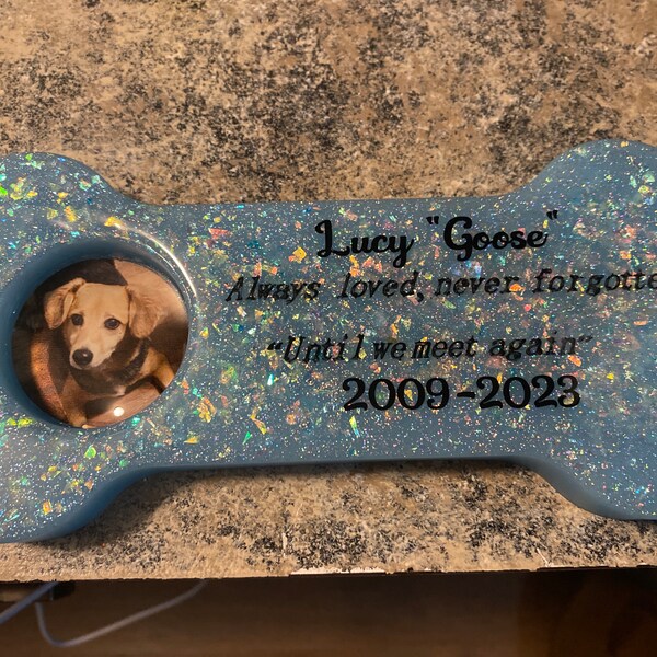 Memorial Dog Bone Tombstone Silicone Resin Mold - Etsy