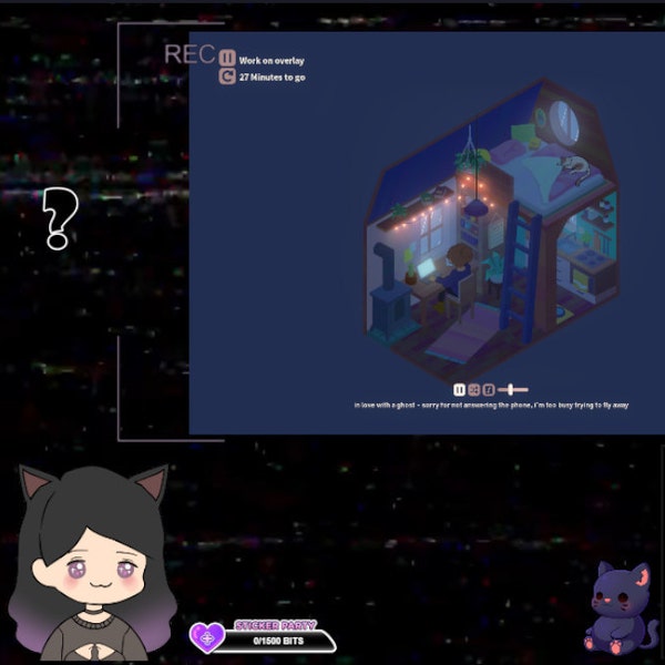 HYPE TRAIN Alerts for Twitch | Purple Locomotive With Cute Cats | Easy ...