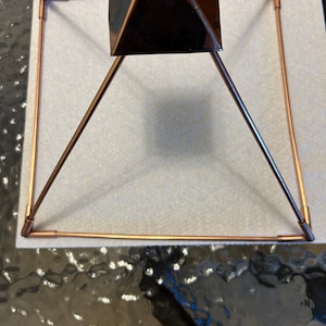 Pure Copper Pyramid Energizer for Energizing Crystals, Pendulums and ...