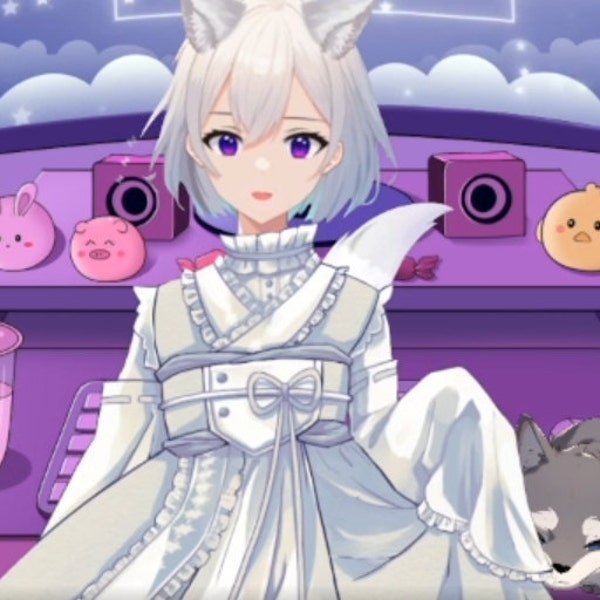 Vtuber Asset | Live2d Fluffy Tail | Rigged Vtuber Tail - Etsy