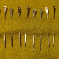 Brass Sewing Needles. Viking Needles, Medieval Needles - Etsy
