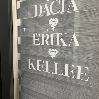 Customizable Window Decal / Your Company Name or Logo Storefront Vinyl ...