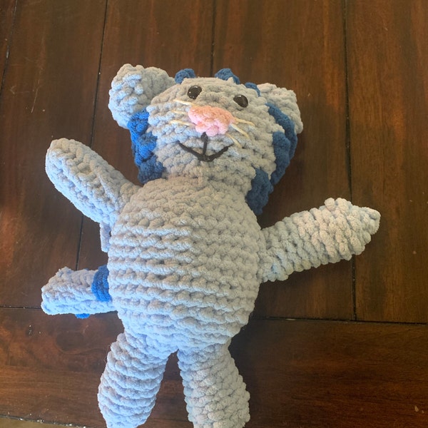 PATTERN PDF Blue Tiger Crochet Doll Pattern Amigurumi - Etsy