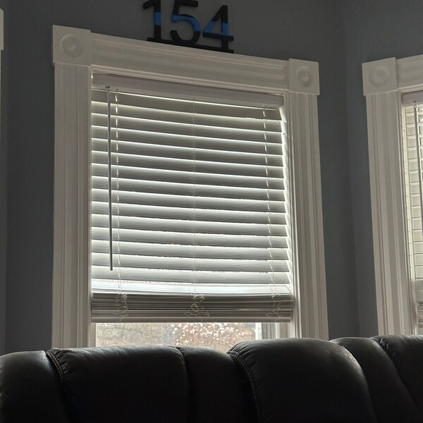 Police Officer Thin Blue Line Wooden Badge Number Thin Blue Line Decor ...