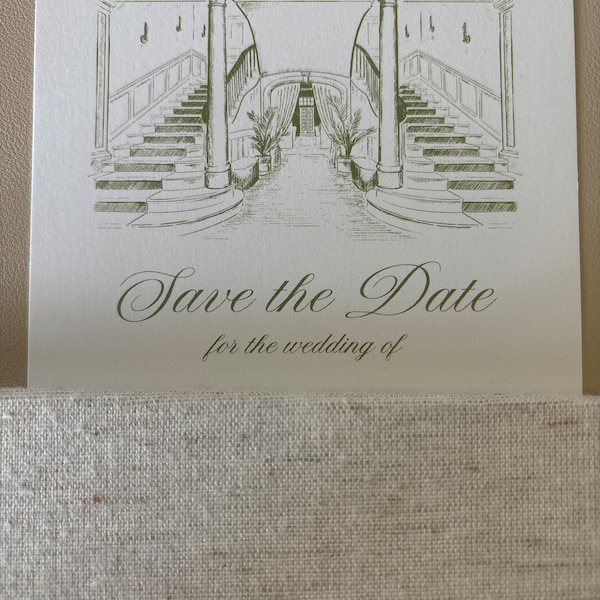 Hand Drawn Wedding Venue Map Invitation, Custom Wedding Map ...