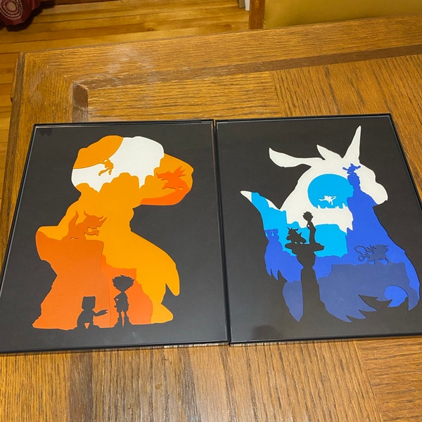 Agumon - Paper Art- Digimon - Etsy