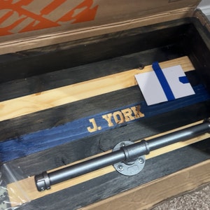 Police Duty Gear Rack With Lockbox Safe FREE Metal Miranda Card - Etsy