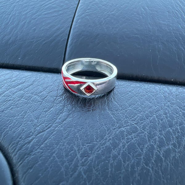 Jujutsu Kaisen Inspired Yuta Okkotsu Ring Necklace, JJK, Custom Name ...