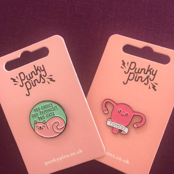 Cuterus Enamel Pin, Feminist Lapel Badge - Etsy
