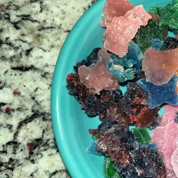 Blueberry Crystal Candy, Gemstone Candy, Kohakutou, Edible Gem, Edible ...