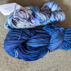 Variegated Worsted Weight Yarn 100% Superwash Merino High | Etsy
