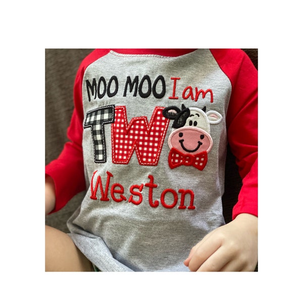 Second Birthday, Moo Two , Farm Birthday, Moo Turning Two, 2nd Birthday ...