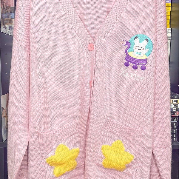Xavier Cardigan Love and Deepspace Galaxy Bunny - Etsy