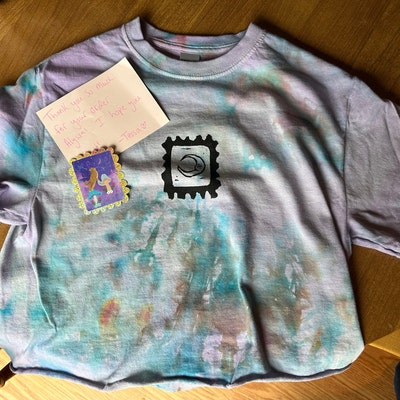 Block Printed Ornamental Flower Baby Tee - Etsy