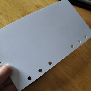 Blank Task Cards With or Without Tabs for Your Planner Add Your Own ...