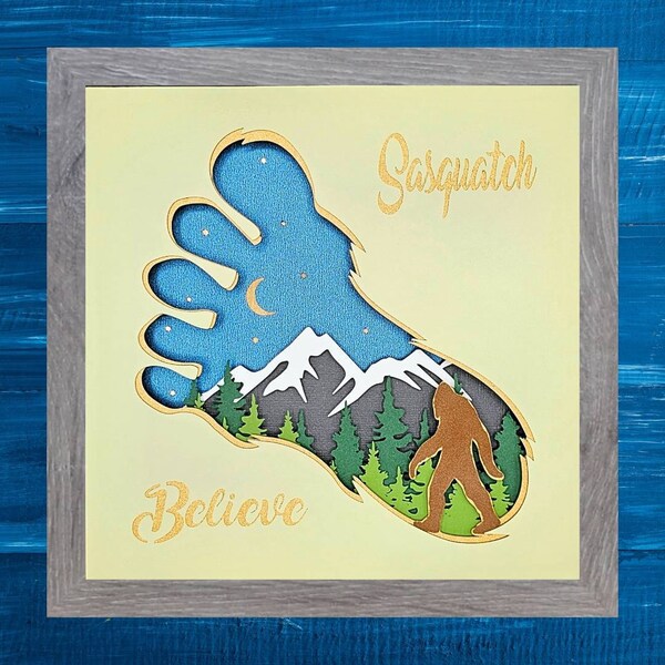 Ohio Home Shadow Box SVG File, 3D, Layered Shadow Box, Cardinal, State ...