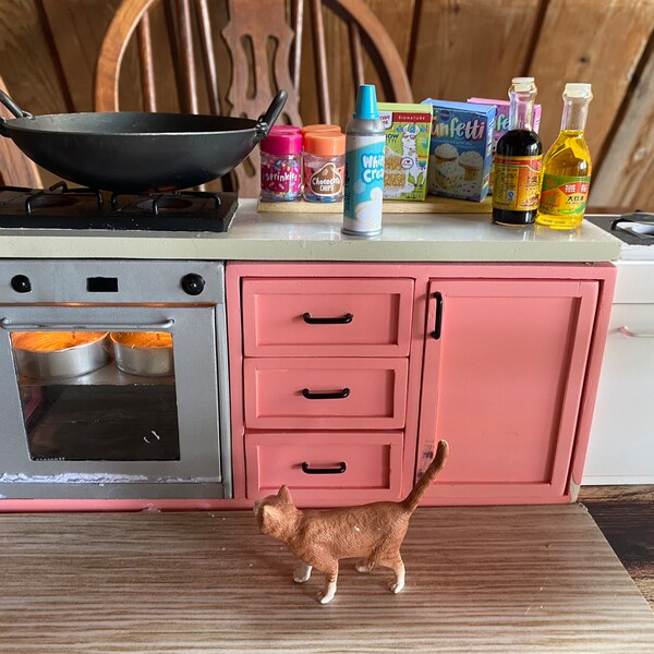 Real Mini Food Cooking 1:12 Miniature Cooking Stove for Miniature ...