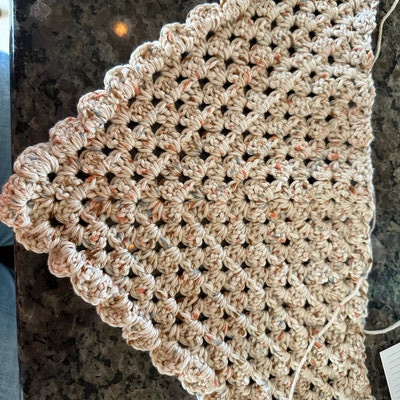 Chunky Crochet Baby Blanket With Ruffle Border DIGITAL PDF - Etsy