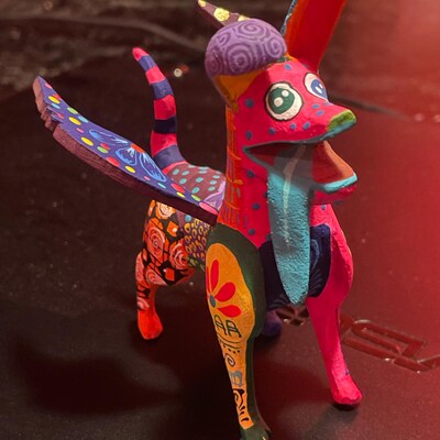 Beautiful Oaxacan Wood Carving Rabbit Alebrije. Mexican Folk Art - Etsy