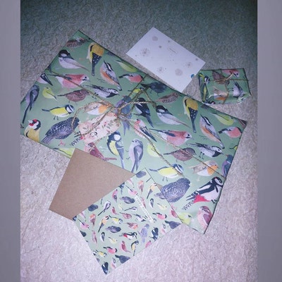 British Birds Wrapping Paper Bird Gift Wrap Garden Birds Gift Wrap ...