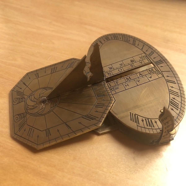 Renaissance Universal Sundial, Replica Of, Birthday Gift for Him, Gifts ...