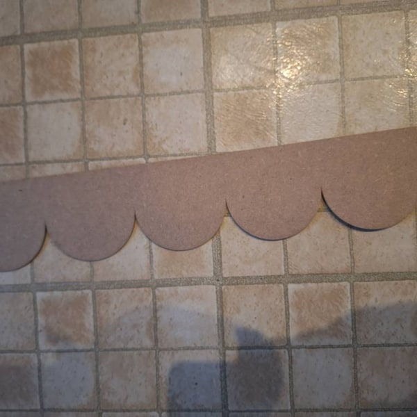 Scallop Pattern - Scallop Edging, Scallop Edge, Edging, Scallop, Wooden ...