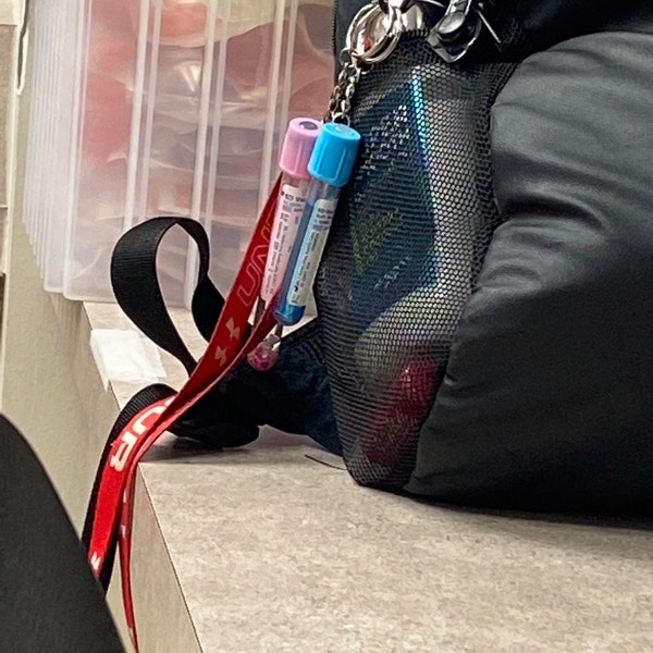 Phlebotomy Keychain With Butterflies - Etsy