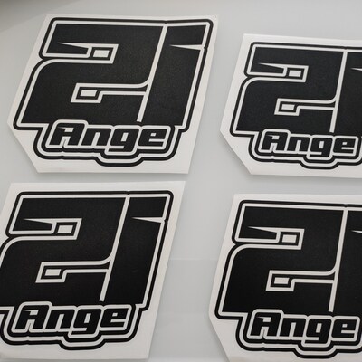 3 X Custom Racing Numbers & Name Vinyl Stickers Decals Race Motorcycle ...