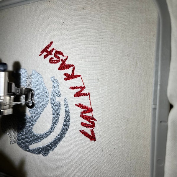 Brush Embroidery Font - Machine Embroidery Design - Fill Stitch ...