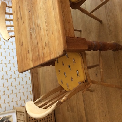 Light Grey elise Smoke Tapered Square Shaped Chair Seat - Etsy UK