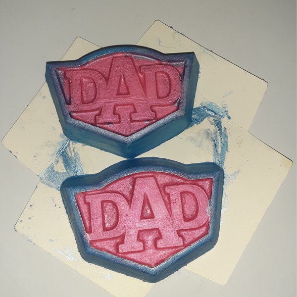 Super Dad Plastic Mold or Silicone Mold, Bath Bomb Mold, Soap Mold, Dad ...