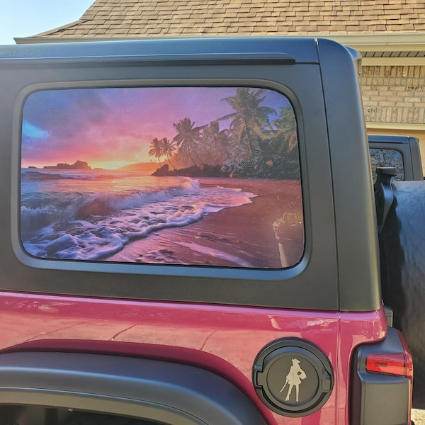 Distressed American Flag Rear Window Decals Fit Ford Bronco 6g Hardtop ...