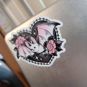 Little Bat Vinyl Sticker - Etsy