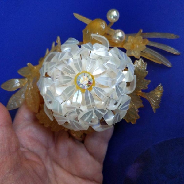 Antique Goldwork Embroidery of Regal Emblems in 9" X 11" Gold Tone ...