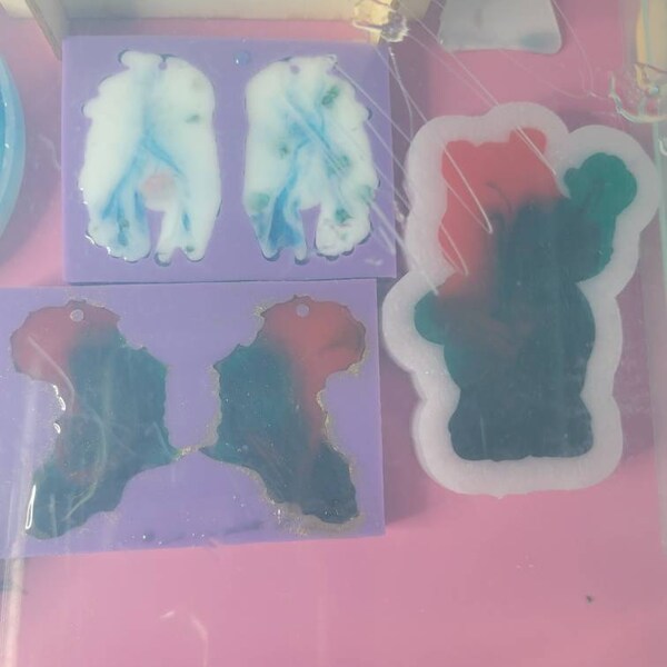 Loc’d Girl Earring Mold - Etsy