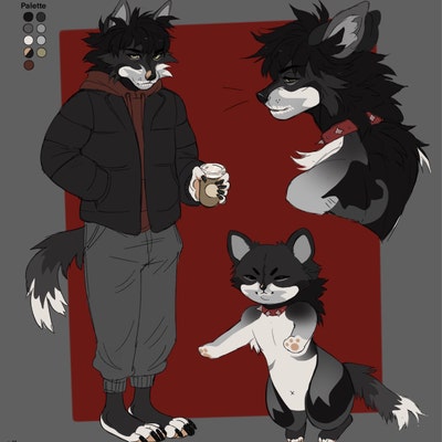 Hyena Ref Sheet Base - Etsy