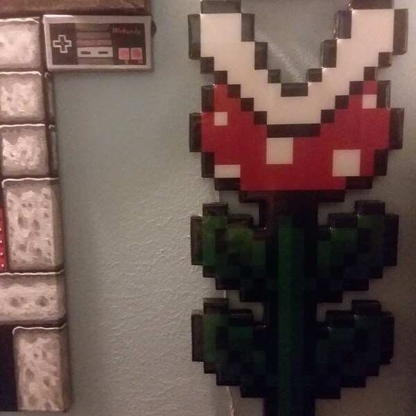 Solid Wood Pixel Game Art Dr. Mario Germs & Pills 6 Piece Set - the 3A ...