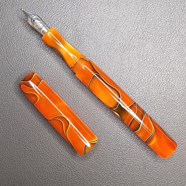 Handmade 'acid Rain' Fountain Pen - Etsy