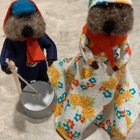Felted Otter Felted Muppet Emmet Otter Christmas Miniature Jug-band ...