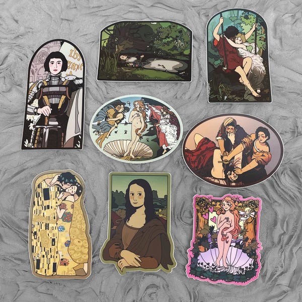 Michigan Iconography Sticker Sheet - Etsy