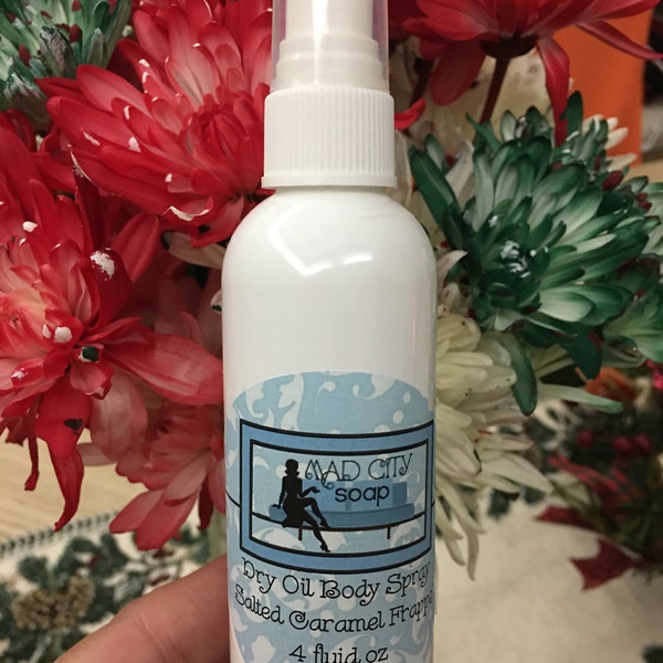 Dry Oil Body Spray Mist Custom Scented 4 Oz. Vegan Body Oil. Pick Your ...