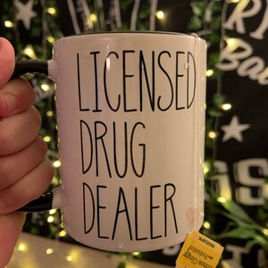Licensed Drug Dealer Graduation Gift Custom Coffee Mug Gift Pharmacist ...